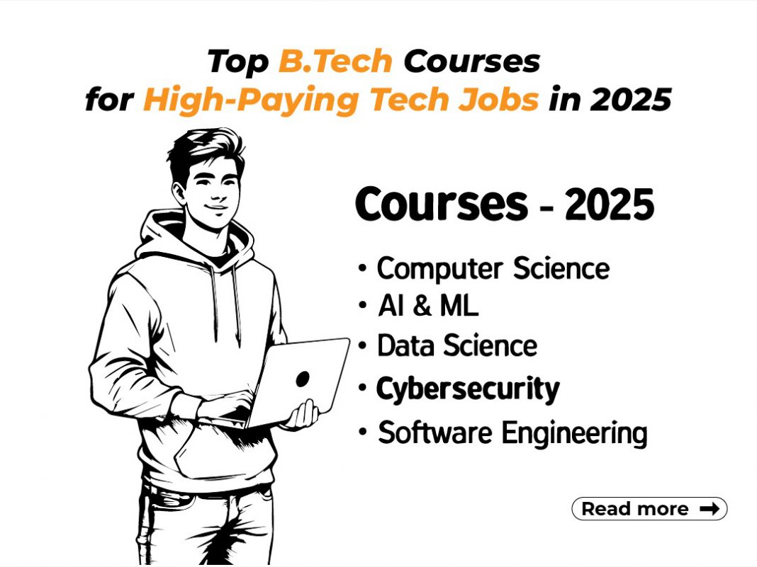 The Best B.Tech Specializations for a High-Paying Tech Career in 2025